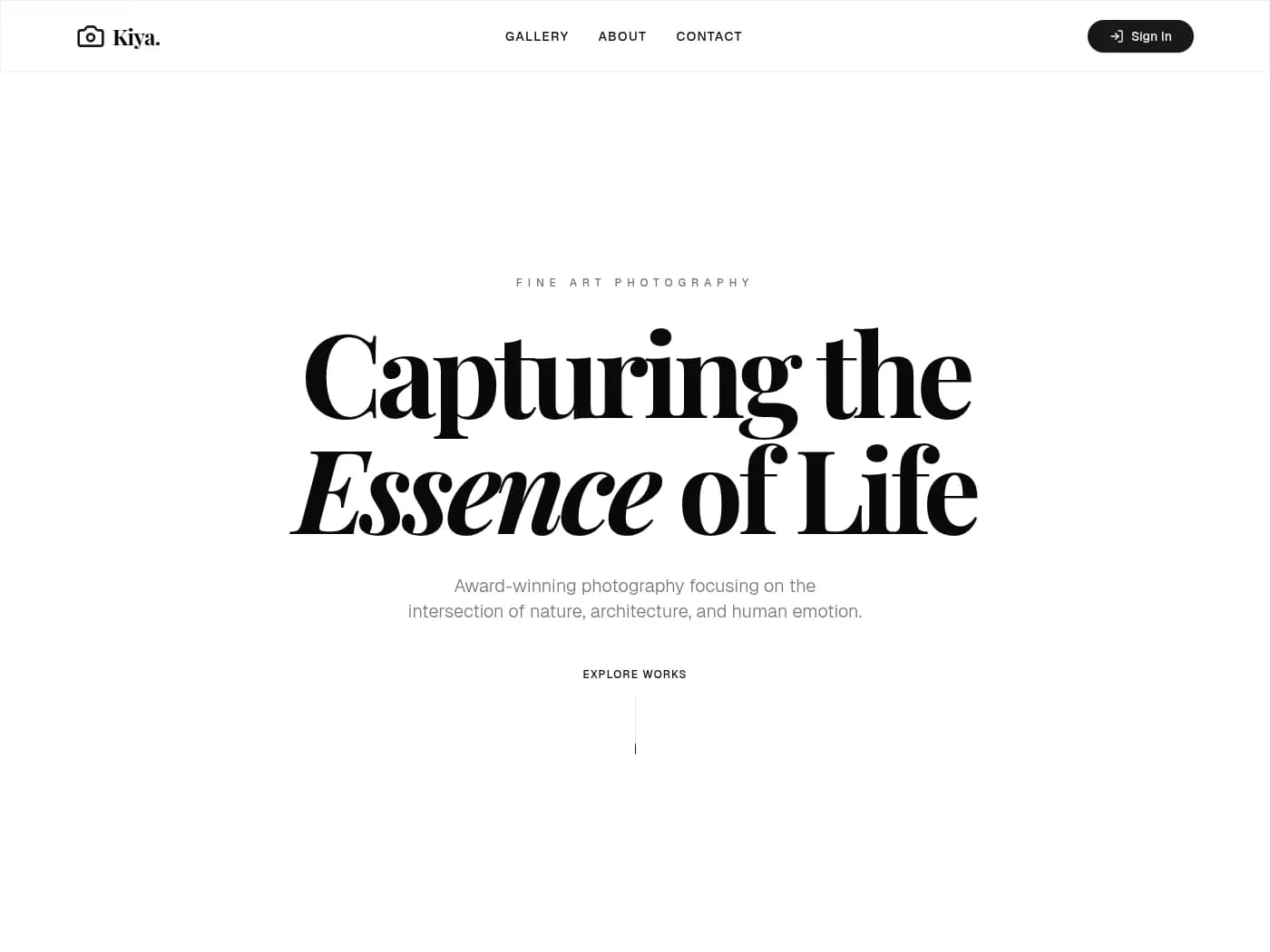 Kiya Photographs Gallery