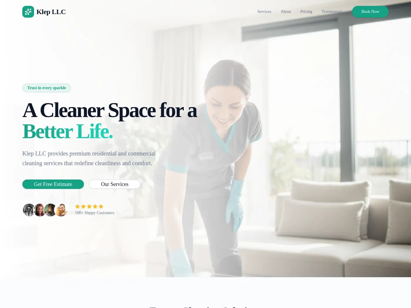 Klep LLC Cleaning Site