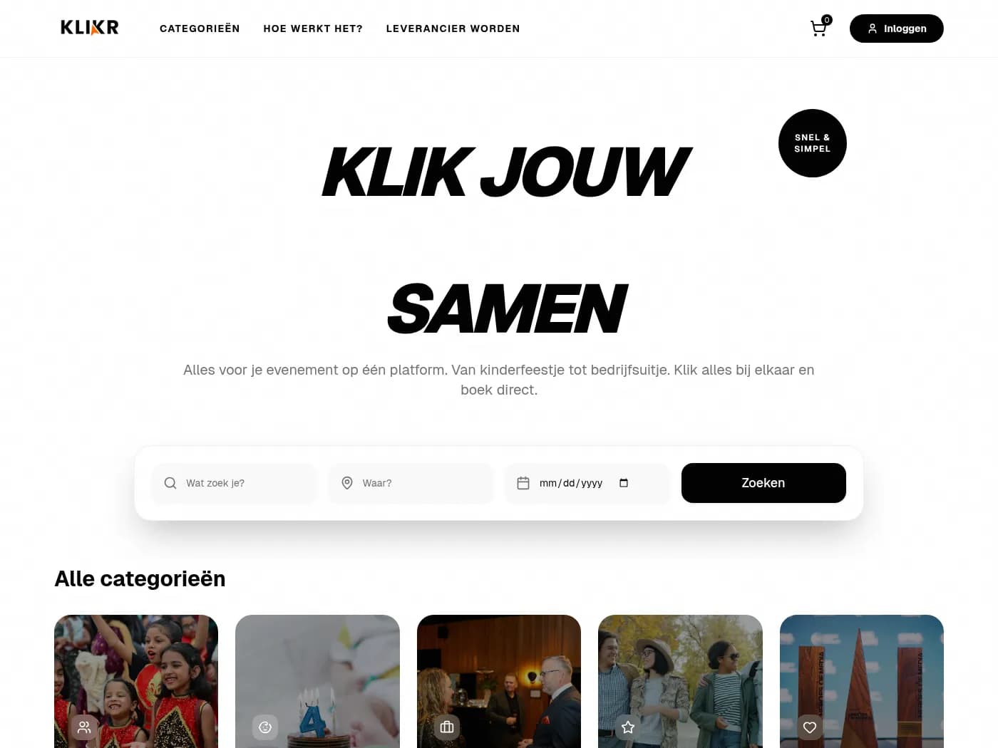 Klikr Category Filter