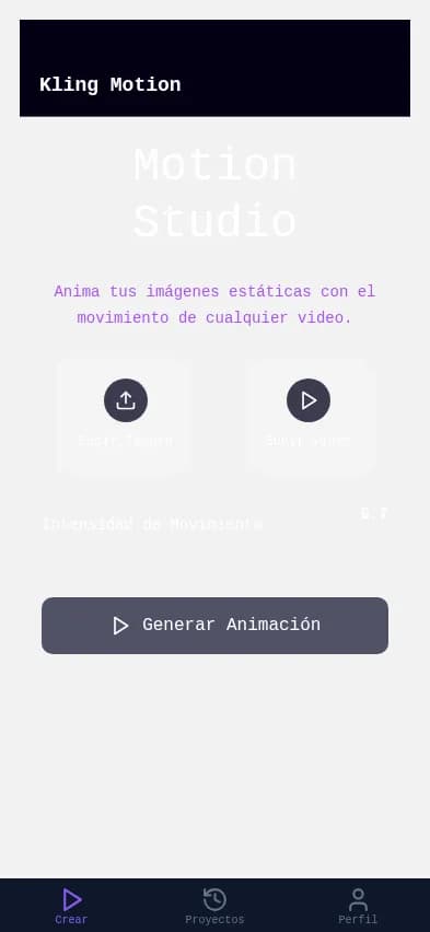 Kling Motion Studio