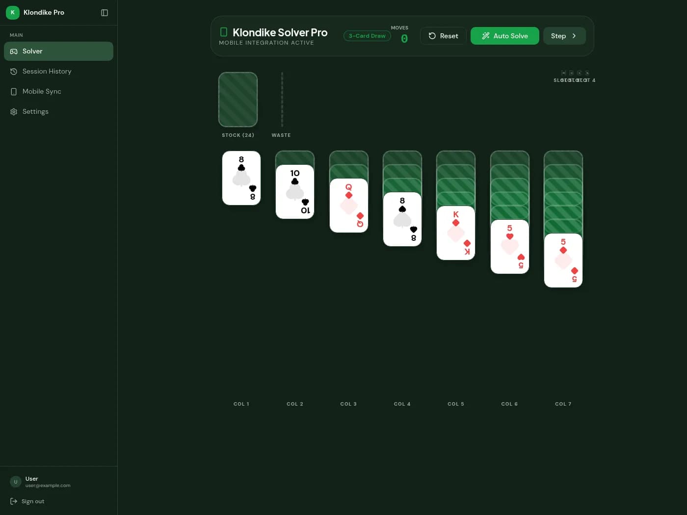 Klondike Solver Mobile