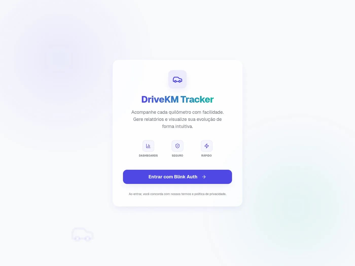 DriveKM Tracker