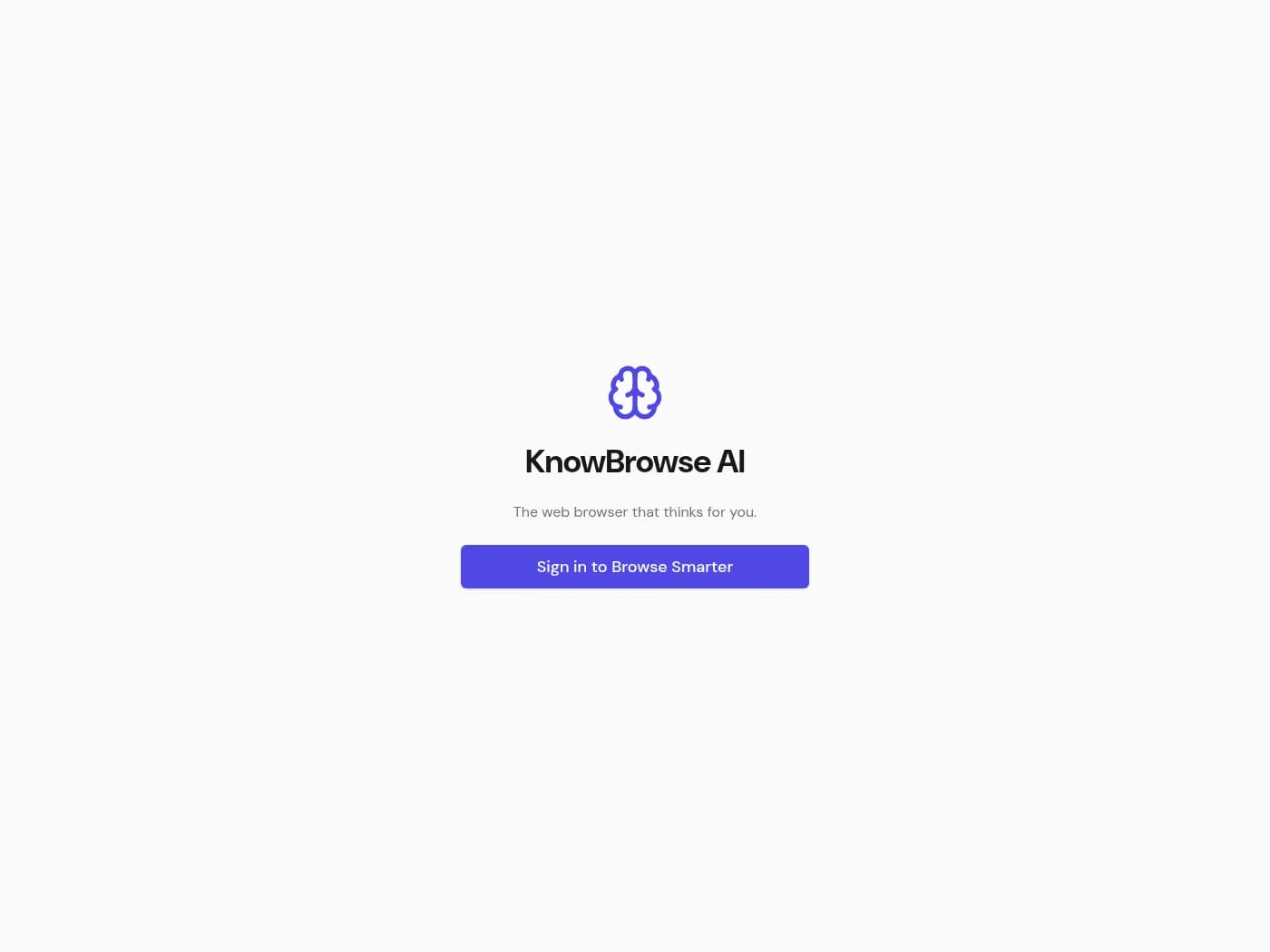 KnowBrowse AI Browser