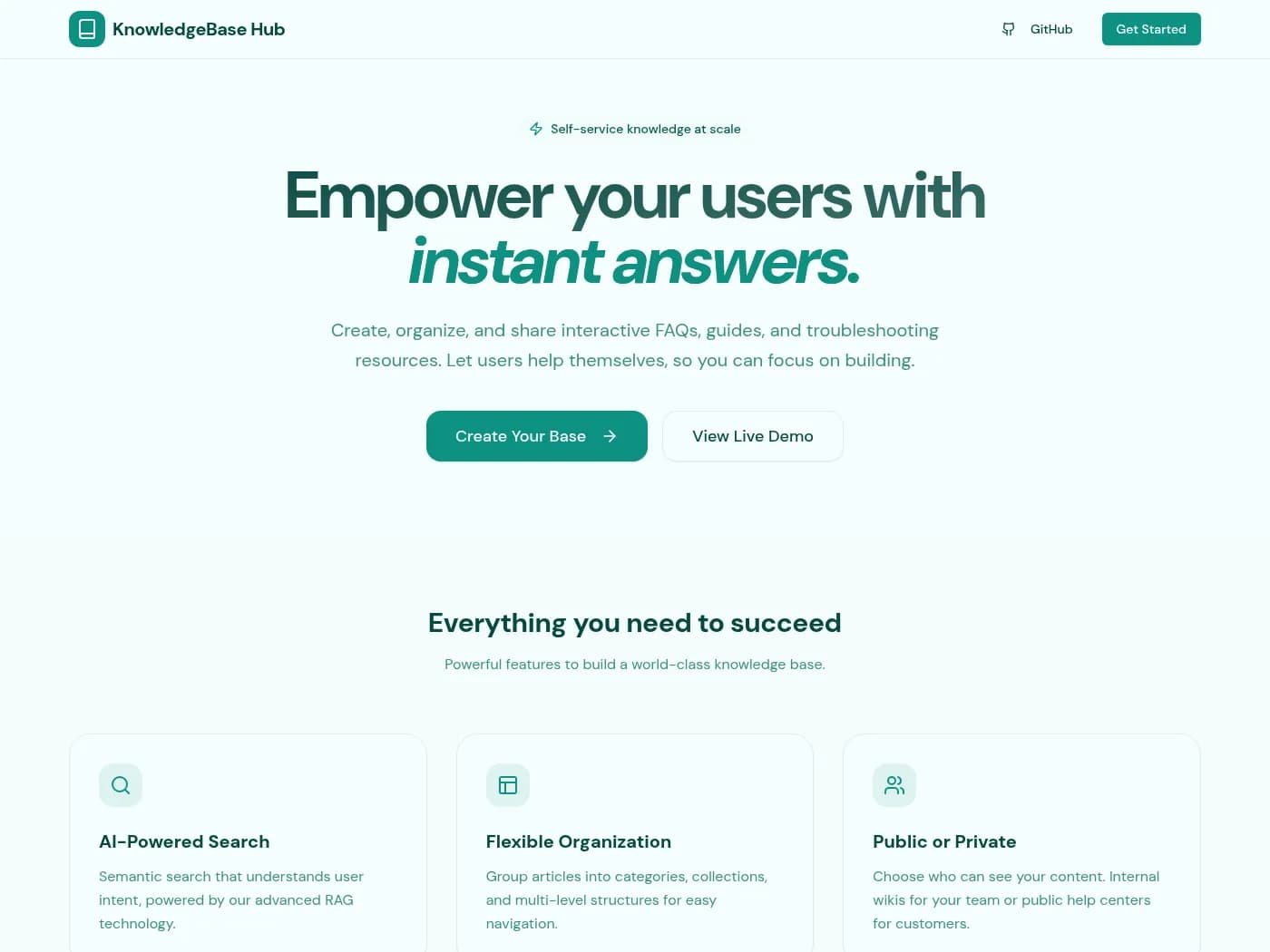 KnowledgeBase Hub