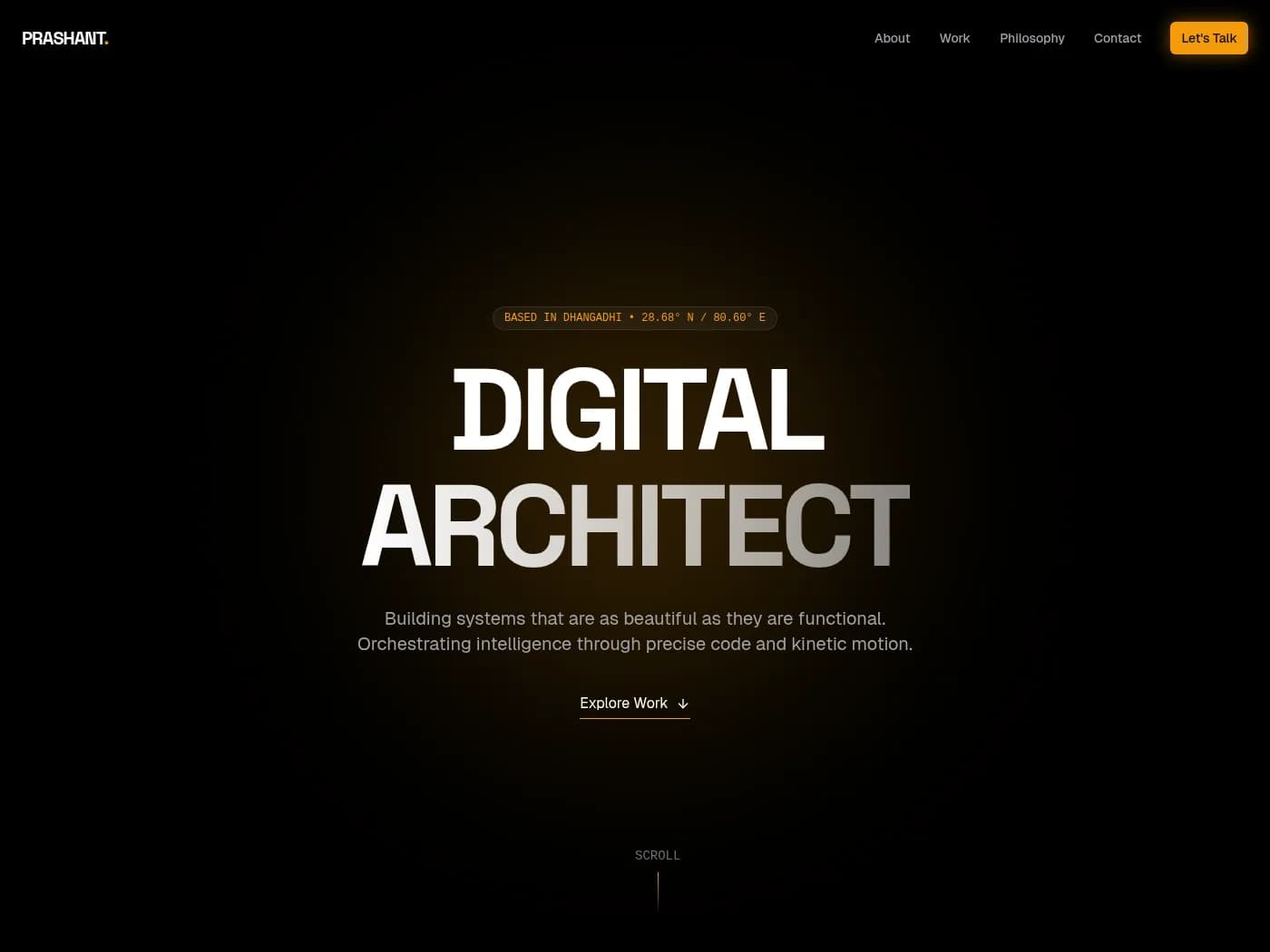 KnowPrashant Redesign