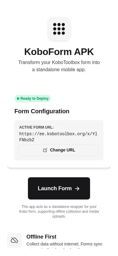 KoboForm APK Builder