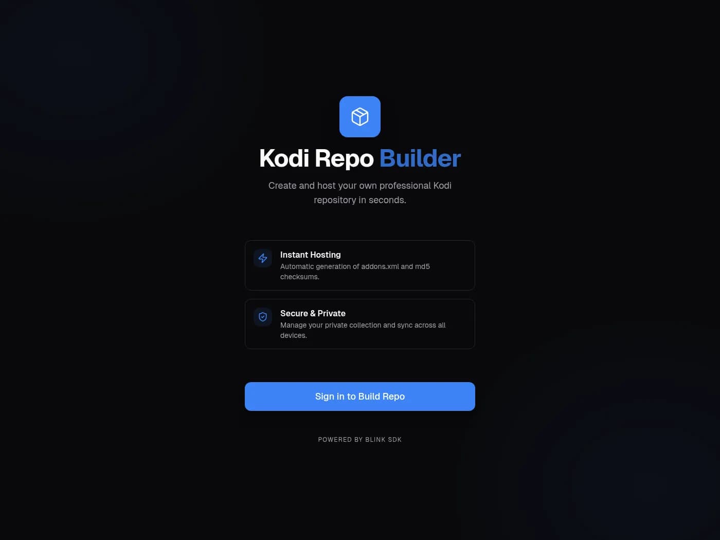 Kodi Repo Builder