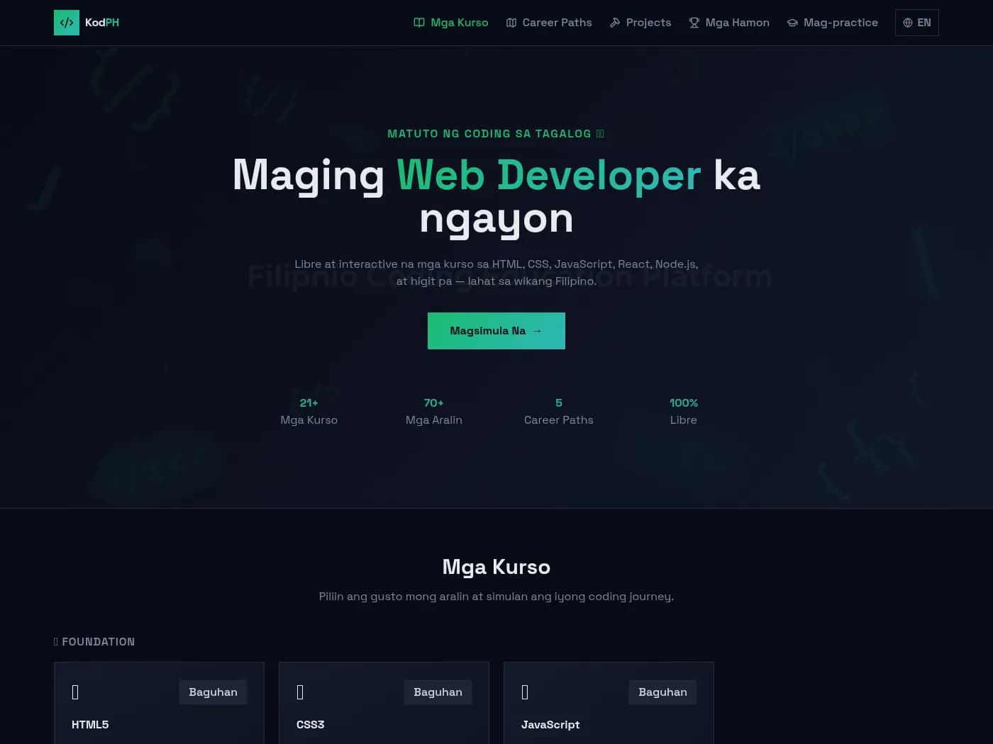 KodPH: Filipino Dev Platform