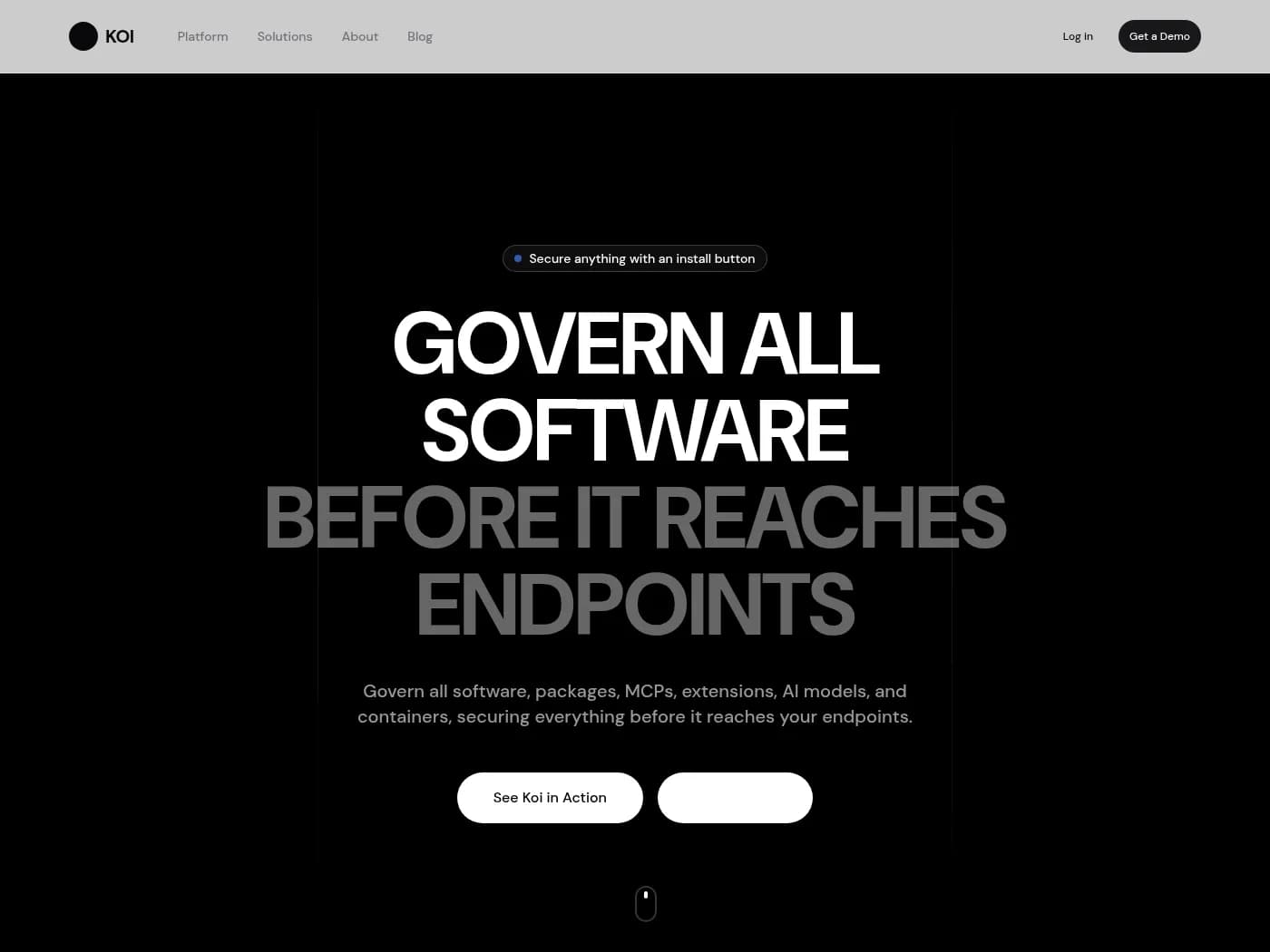 Koi.ai Clone Web App