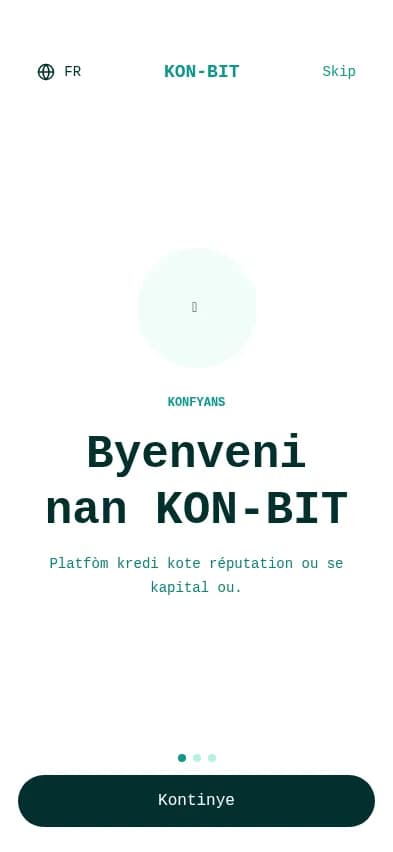 KON-BIT Credit Platform