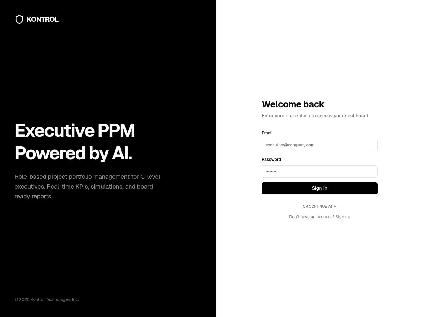 Kontrol Executive PPM