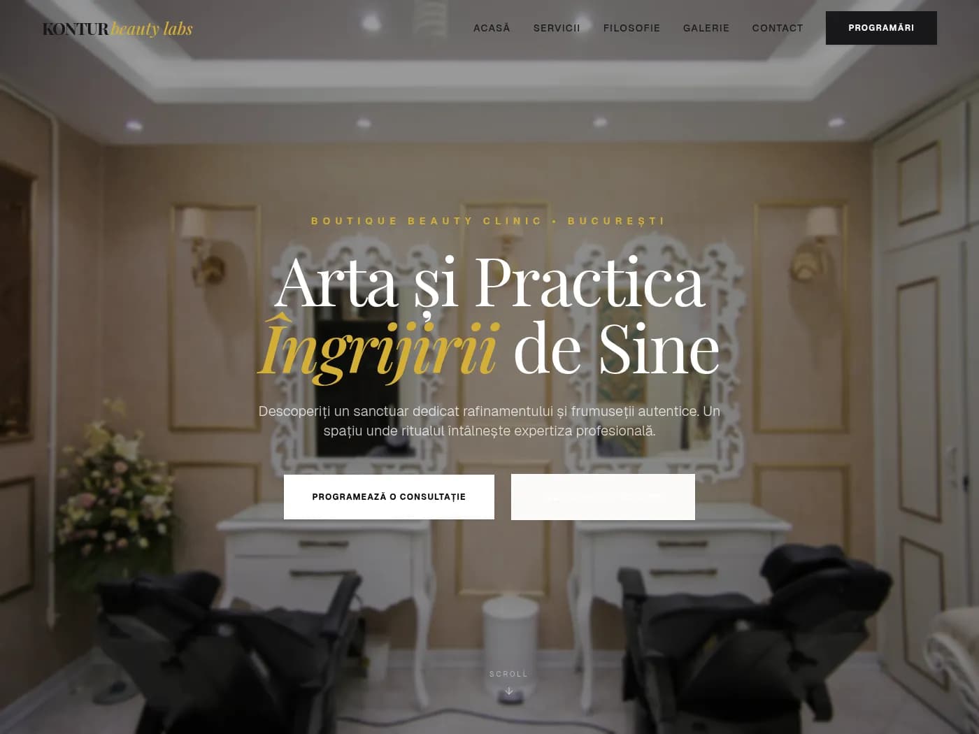 Kontur Beauty Labs Homepage