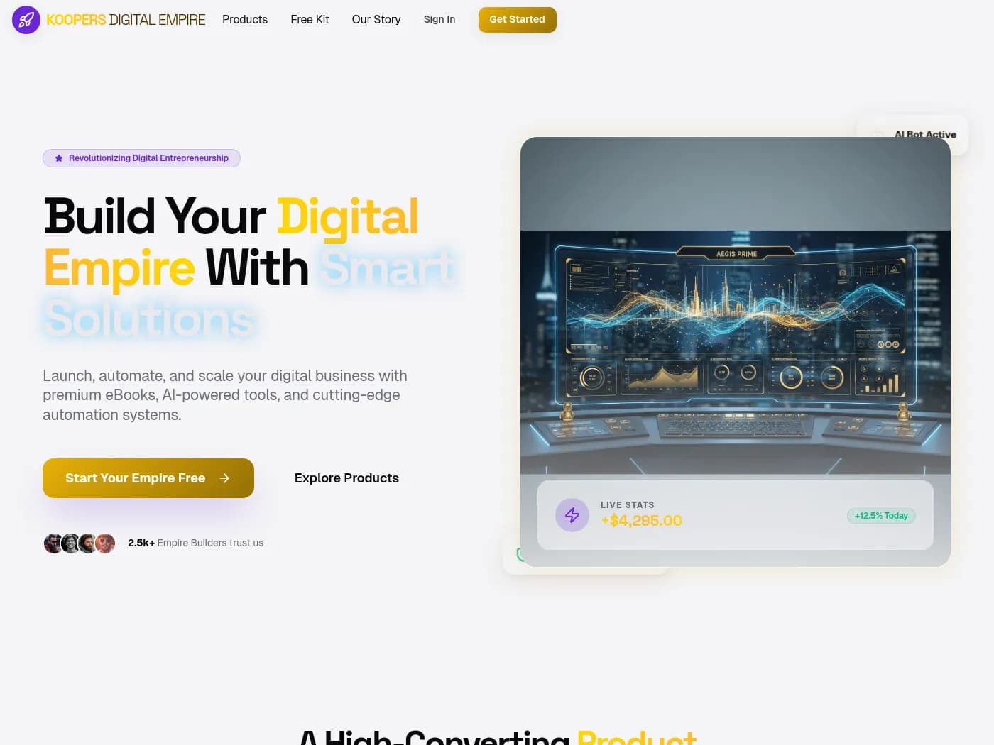 Koopers Digital Empire Site