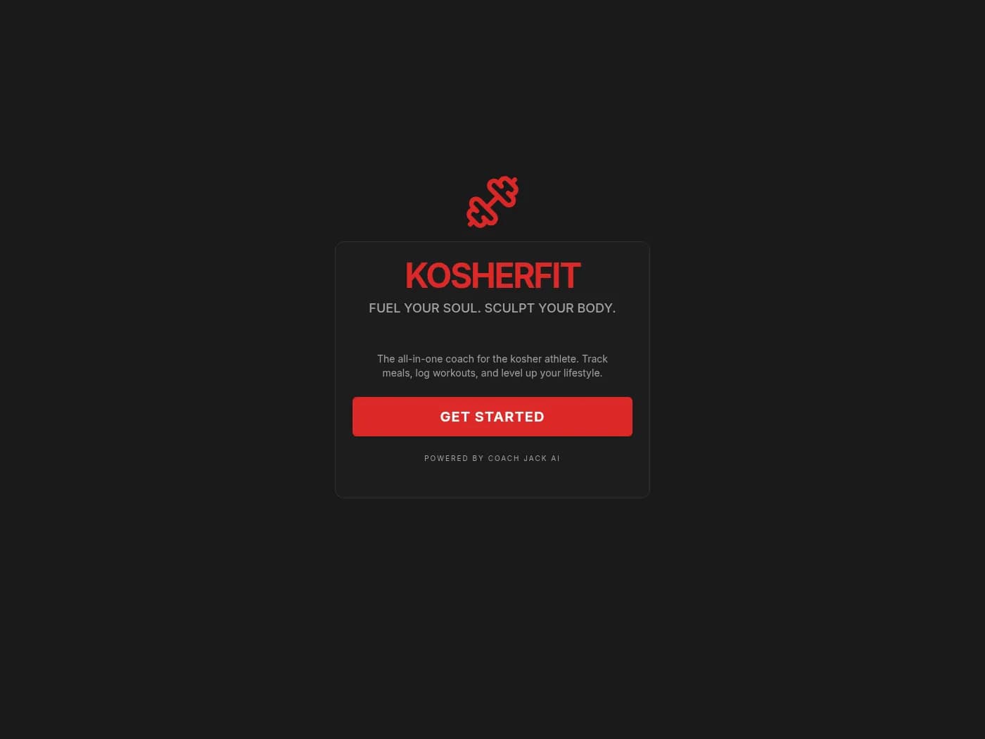KosherFit Coach App