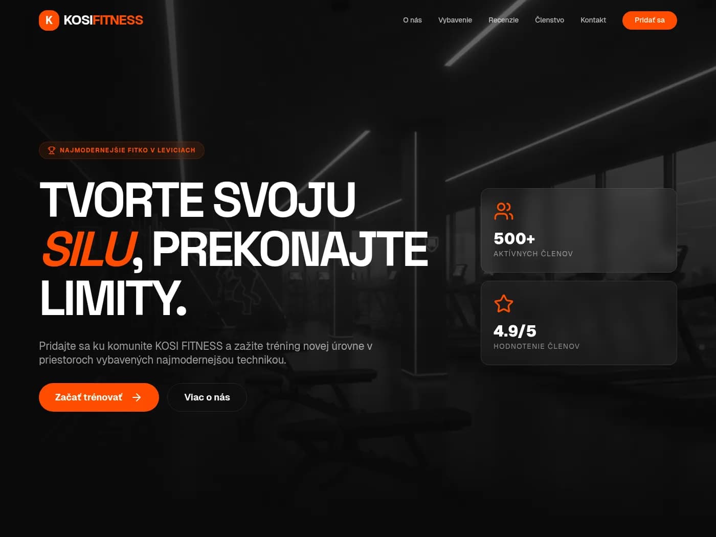 KOSI Fitness Web Portal