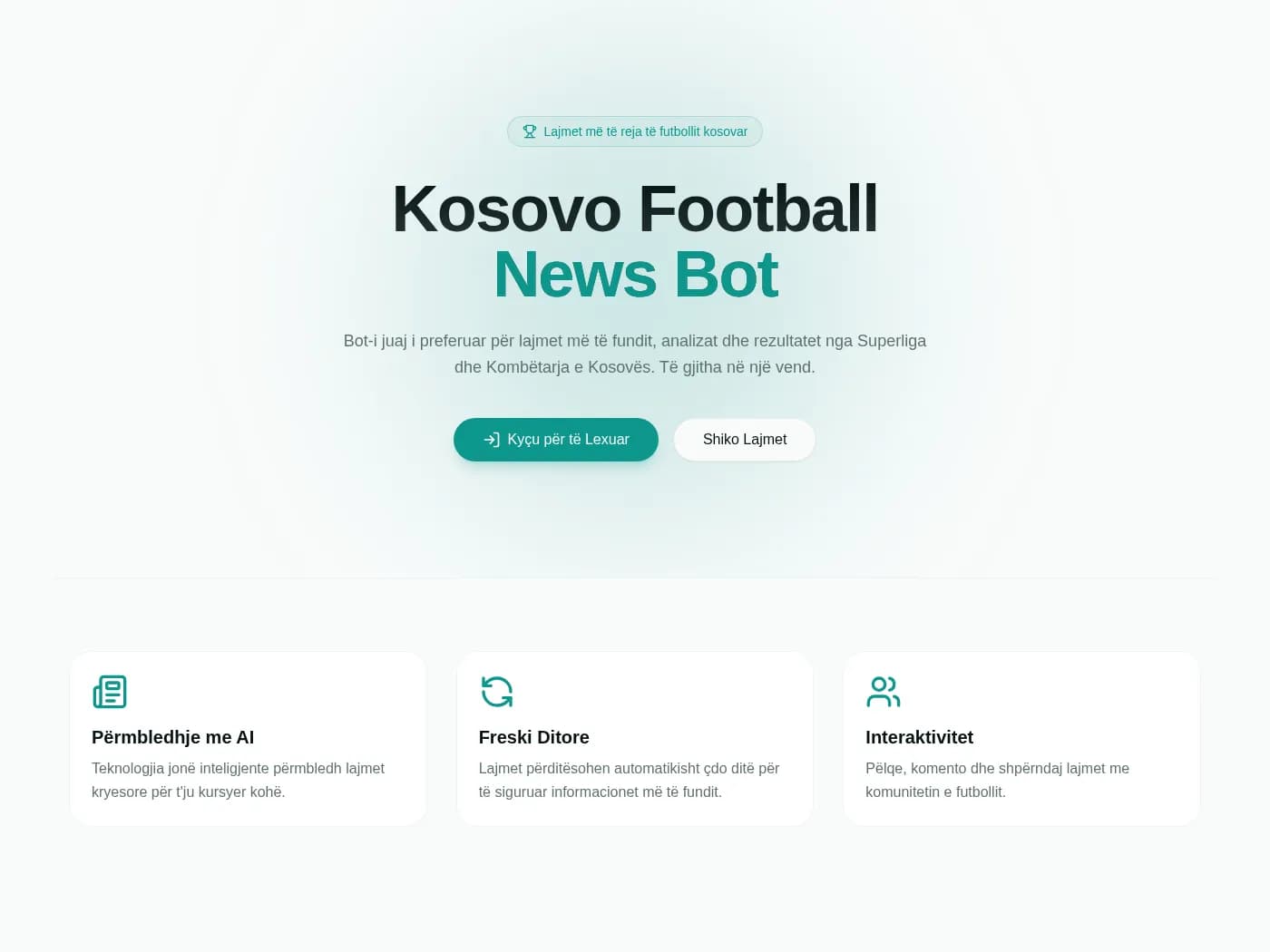 Kosovo Football News Bot