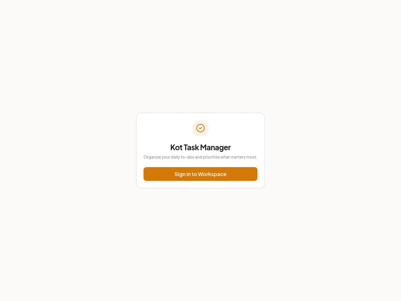 Kot Task Manager