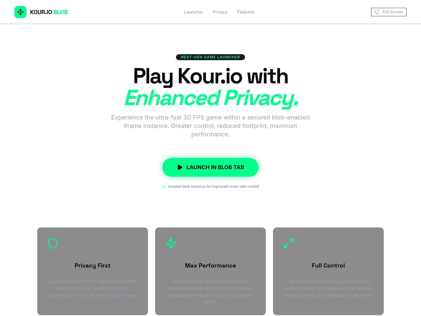 Kour.io Blob Launcher