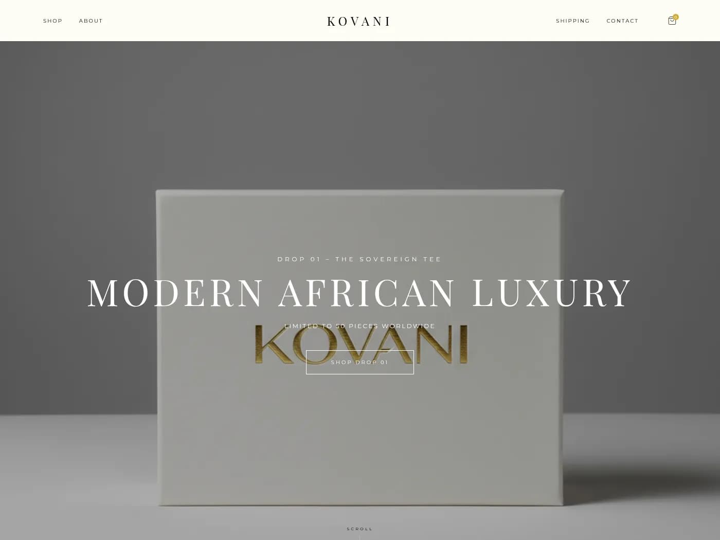 KOVANI Luxury E-Commerce