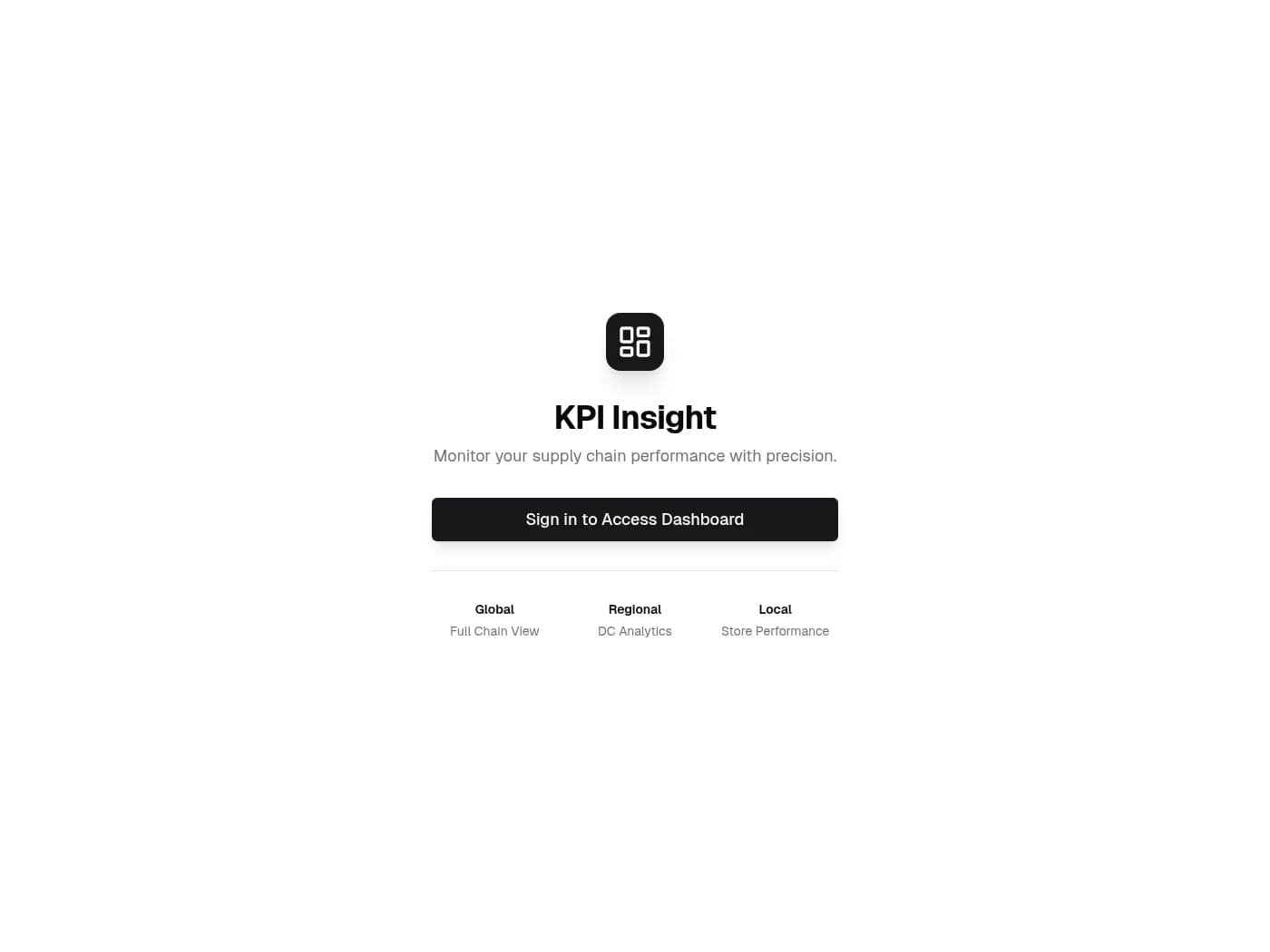 KPI Insight Dashboard