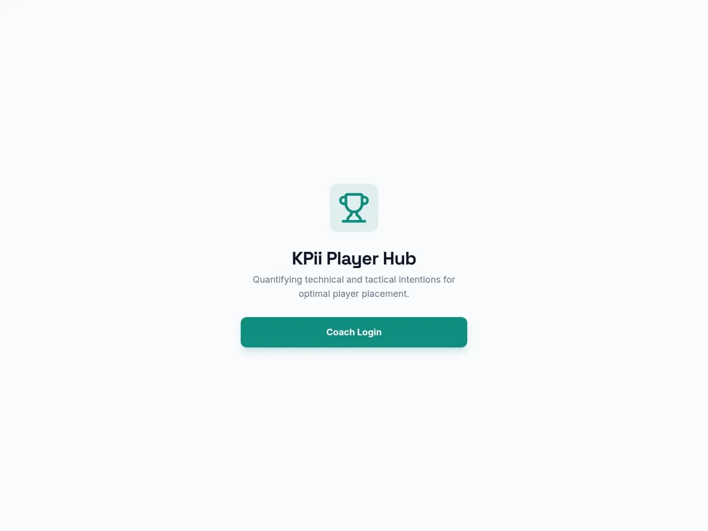 KPii Player Evaluation Hub