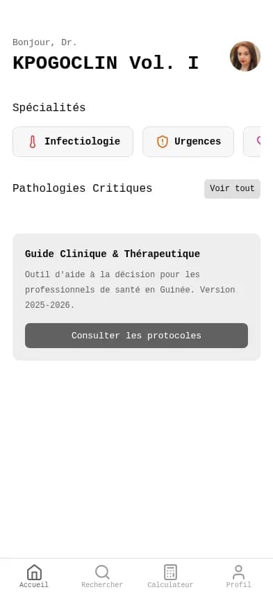 KPOGOCLIN Medical App
