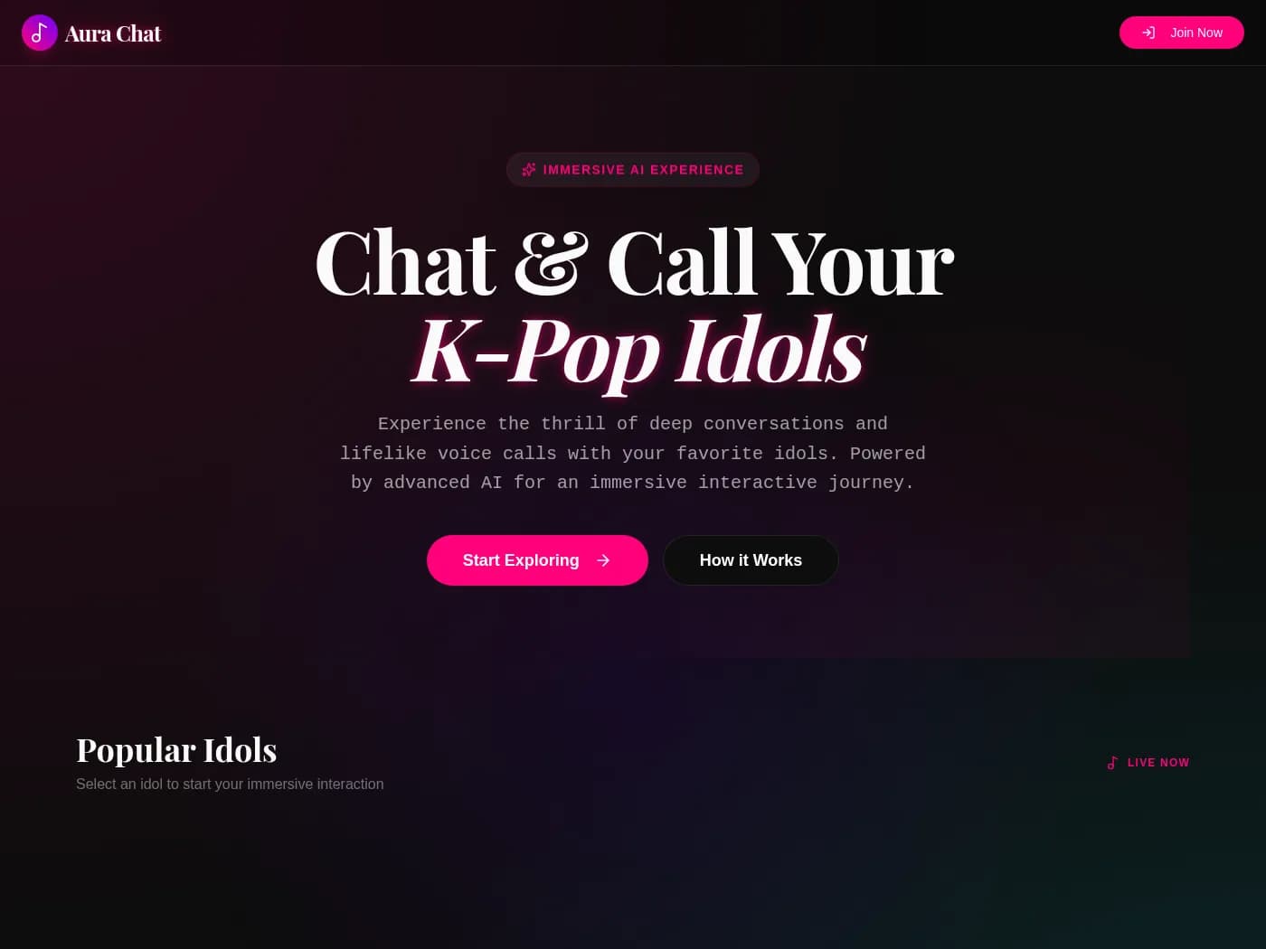 K-Pop Idol Chatroom