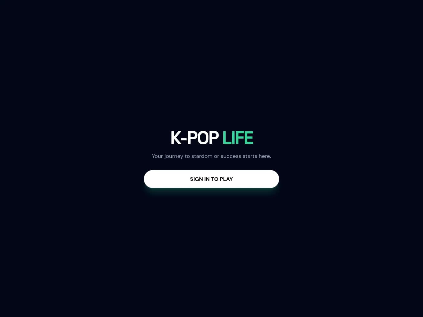 K-Pop Life Simulator