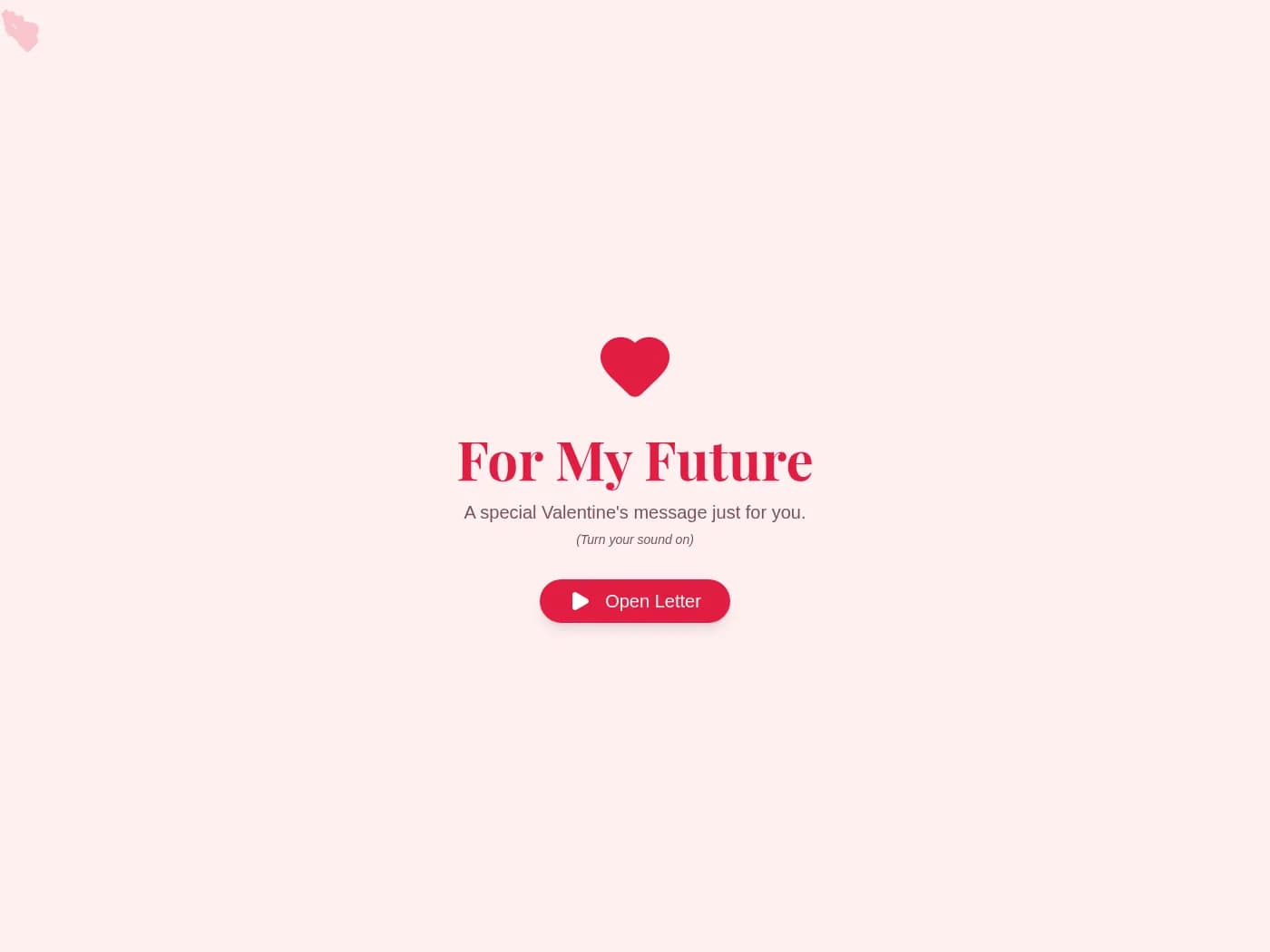 Valentine K-Pop Love Page