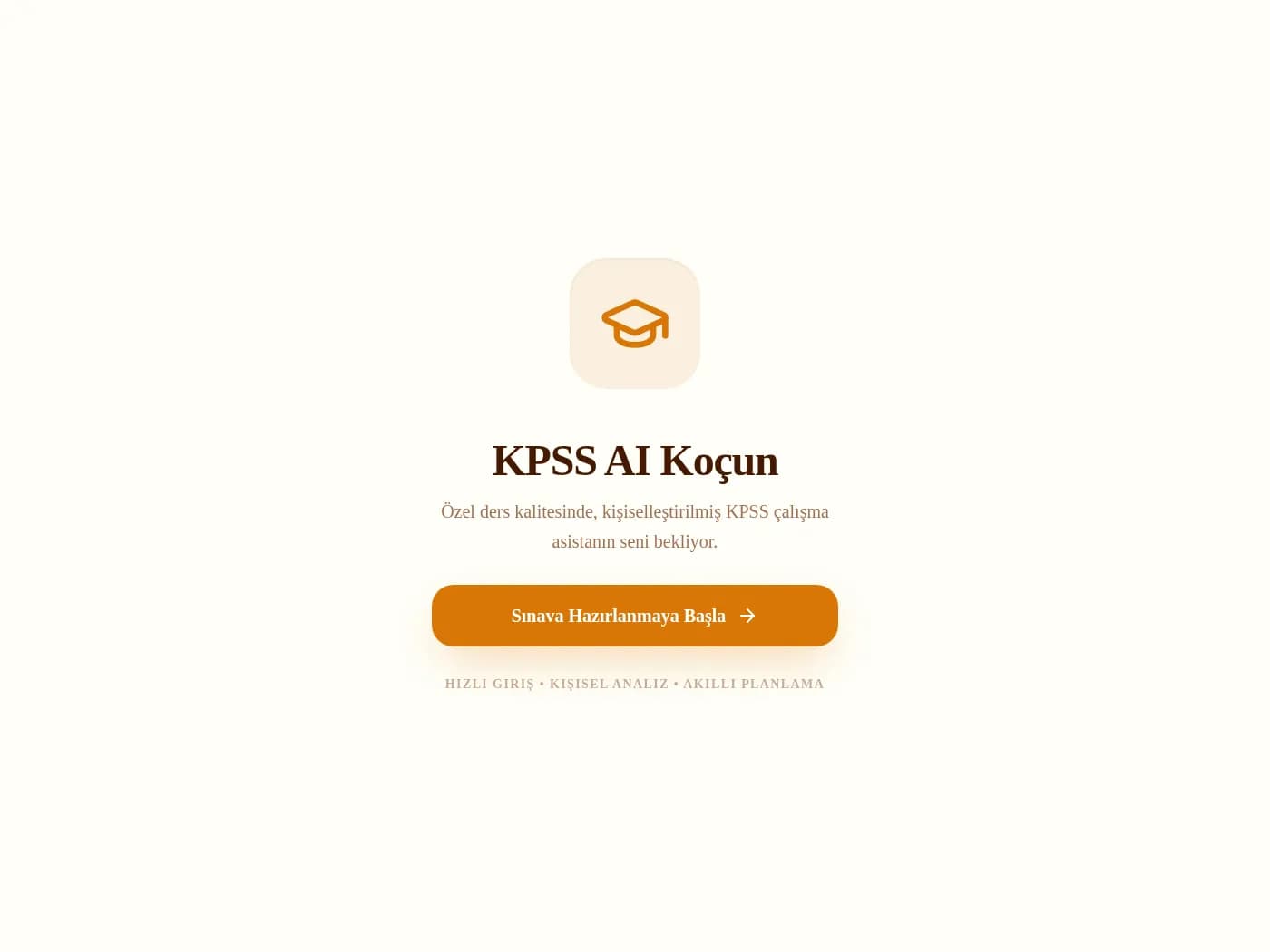 KPSS AI Study Coach