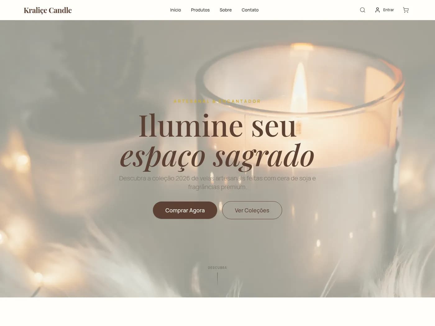 Kralice Candle Storefront