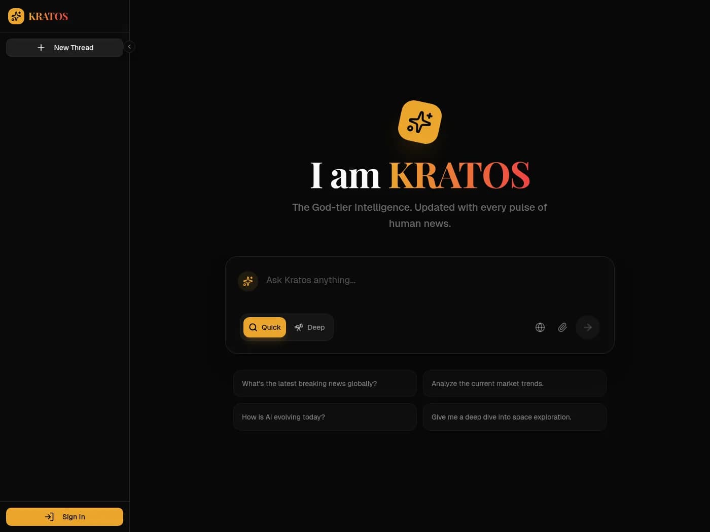 Kratos AI Hub