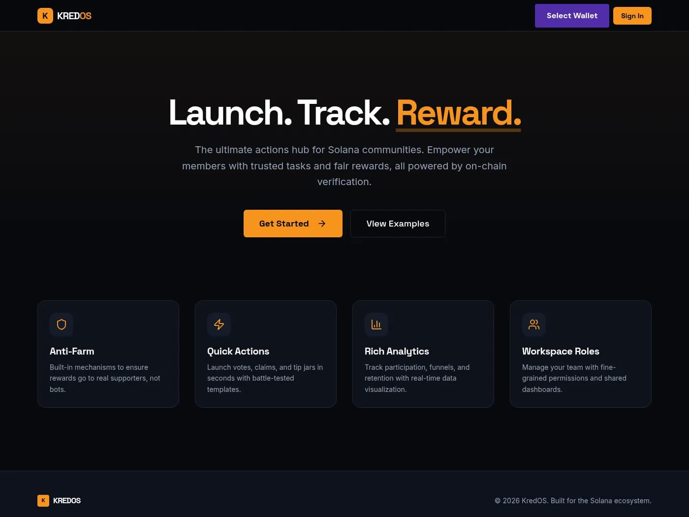 KRED Actions Hub