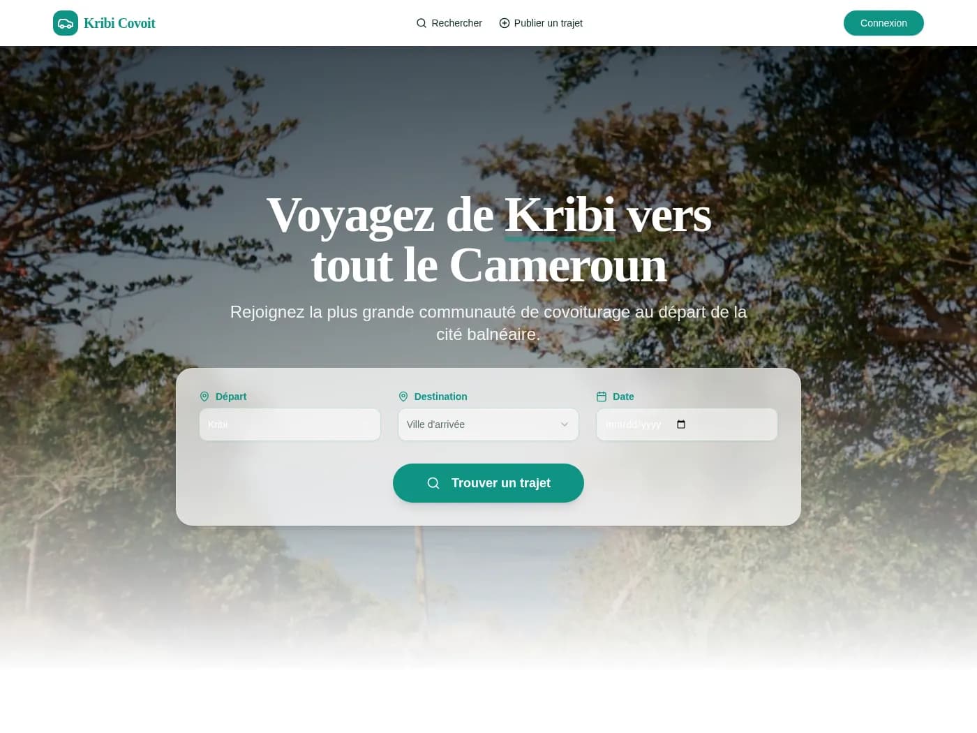 Kribi Covoiturage App