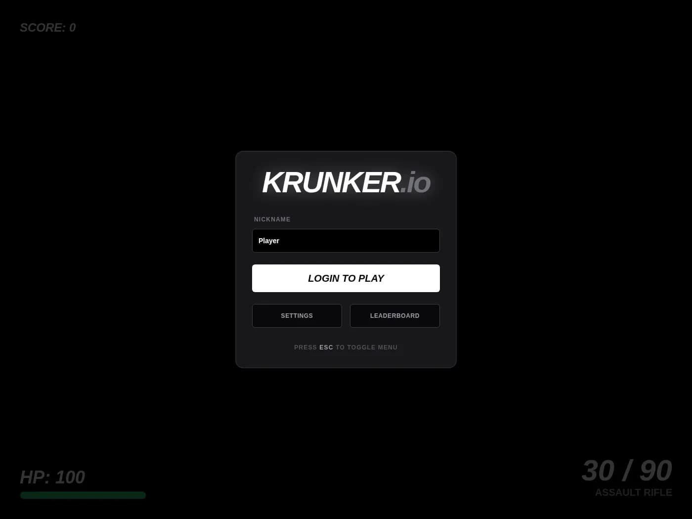 Krunker.io Clone