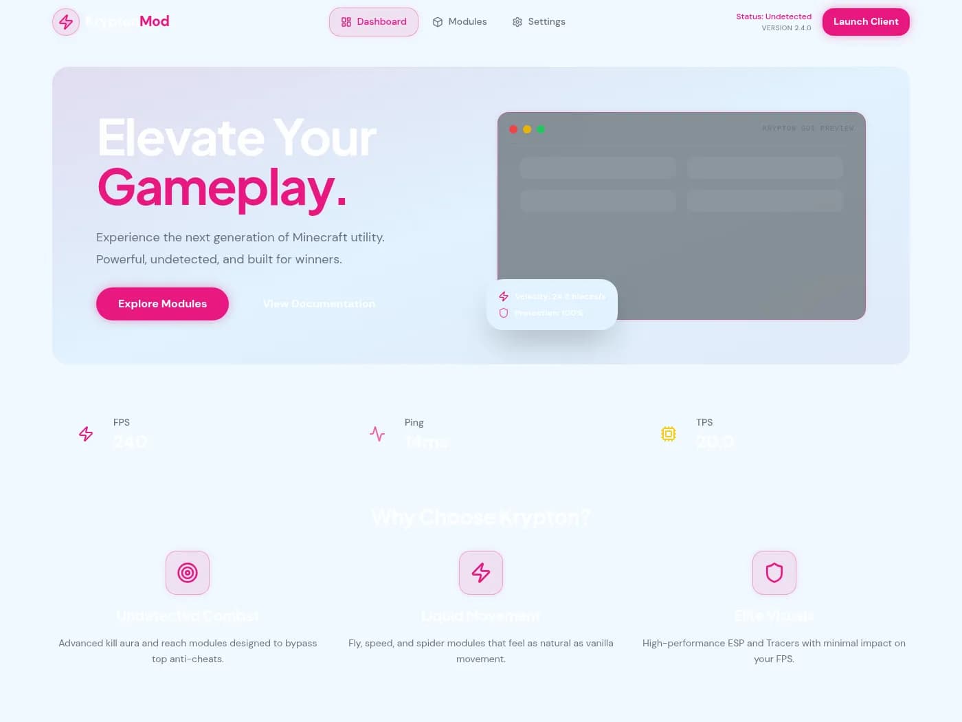 KryptonMod Client