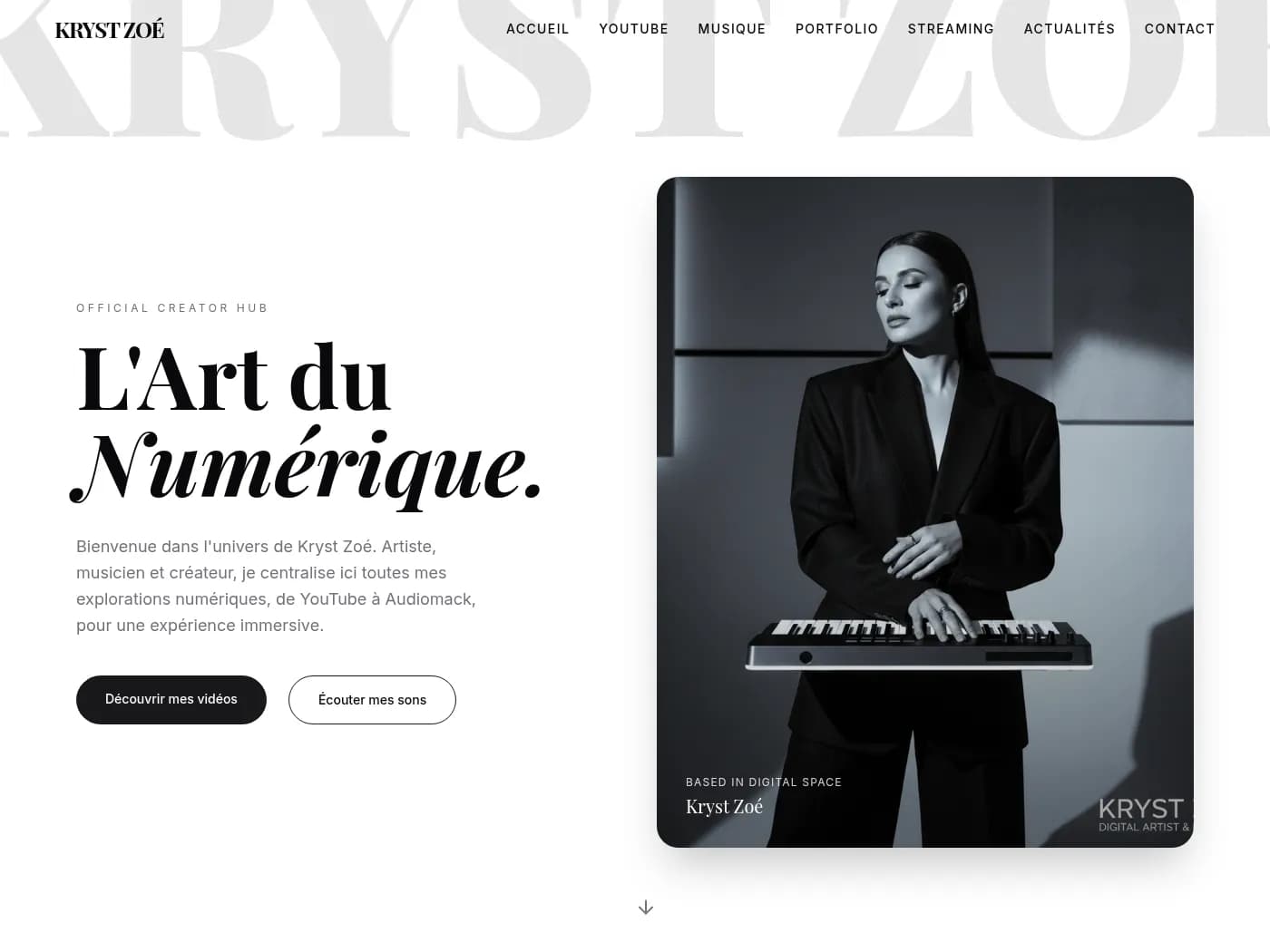 Kryst Zoé Creator Hub