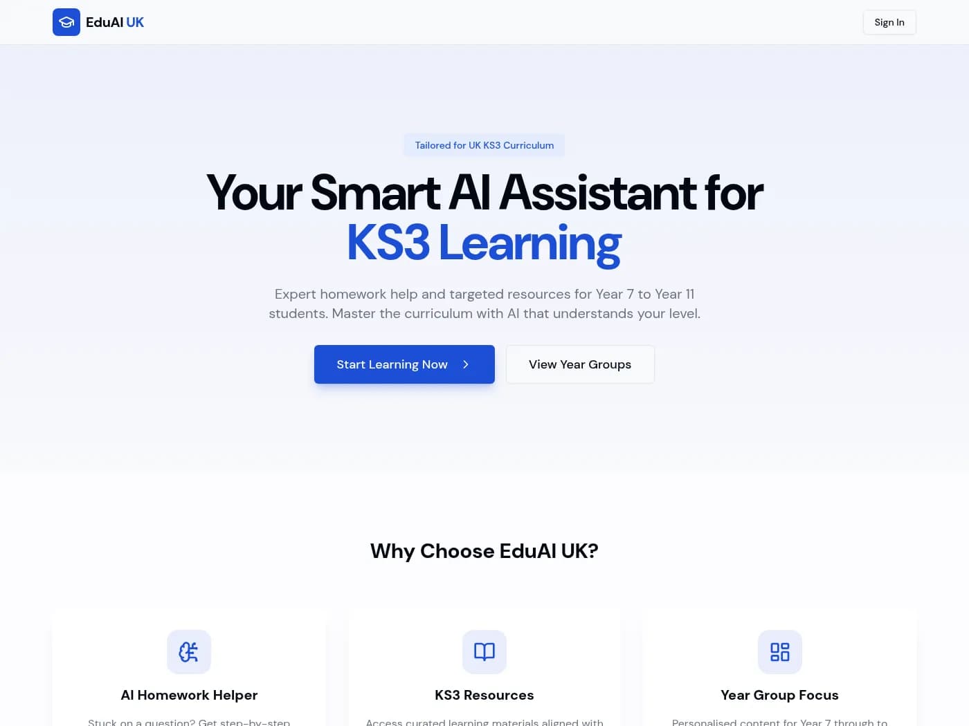EduAI UK Assistant