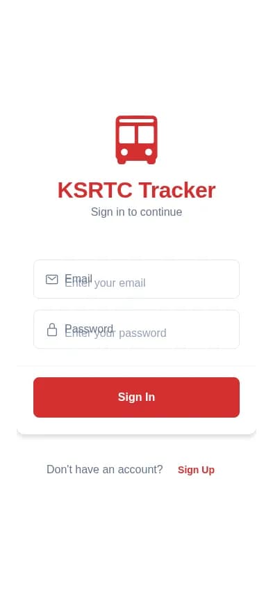 KSRTC Live Bus Tracker
