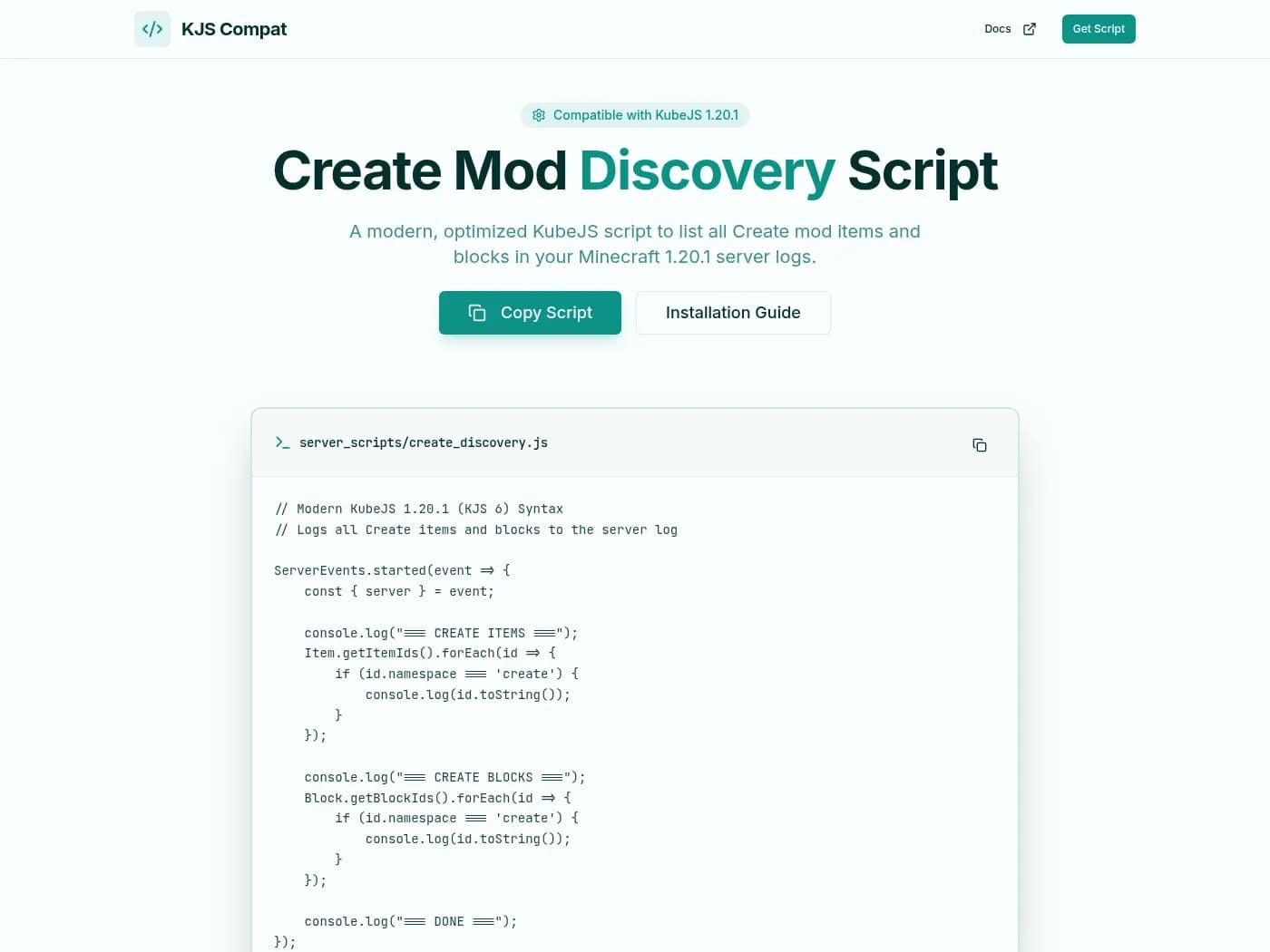 KubeJS 1.20.1 Compatibility Script