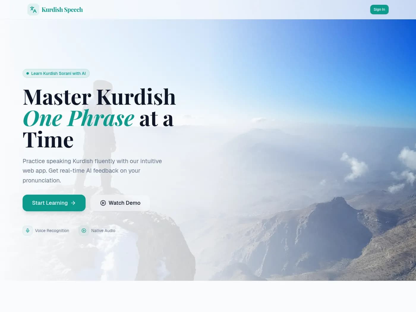 Kurdish Speech App