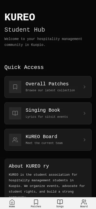 KUREO Student Hub