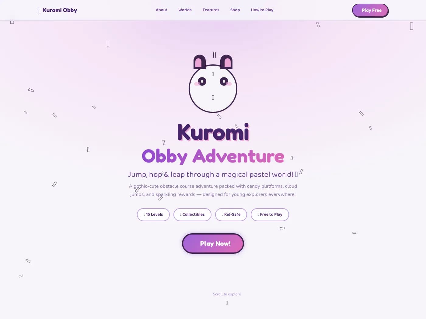Kuromi Obby Adventure