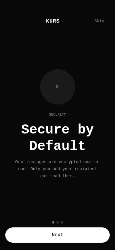 KURS Secure Messenger