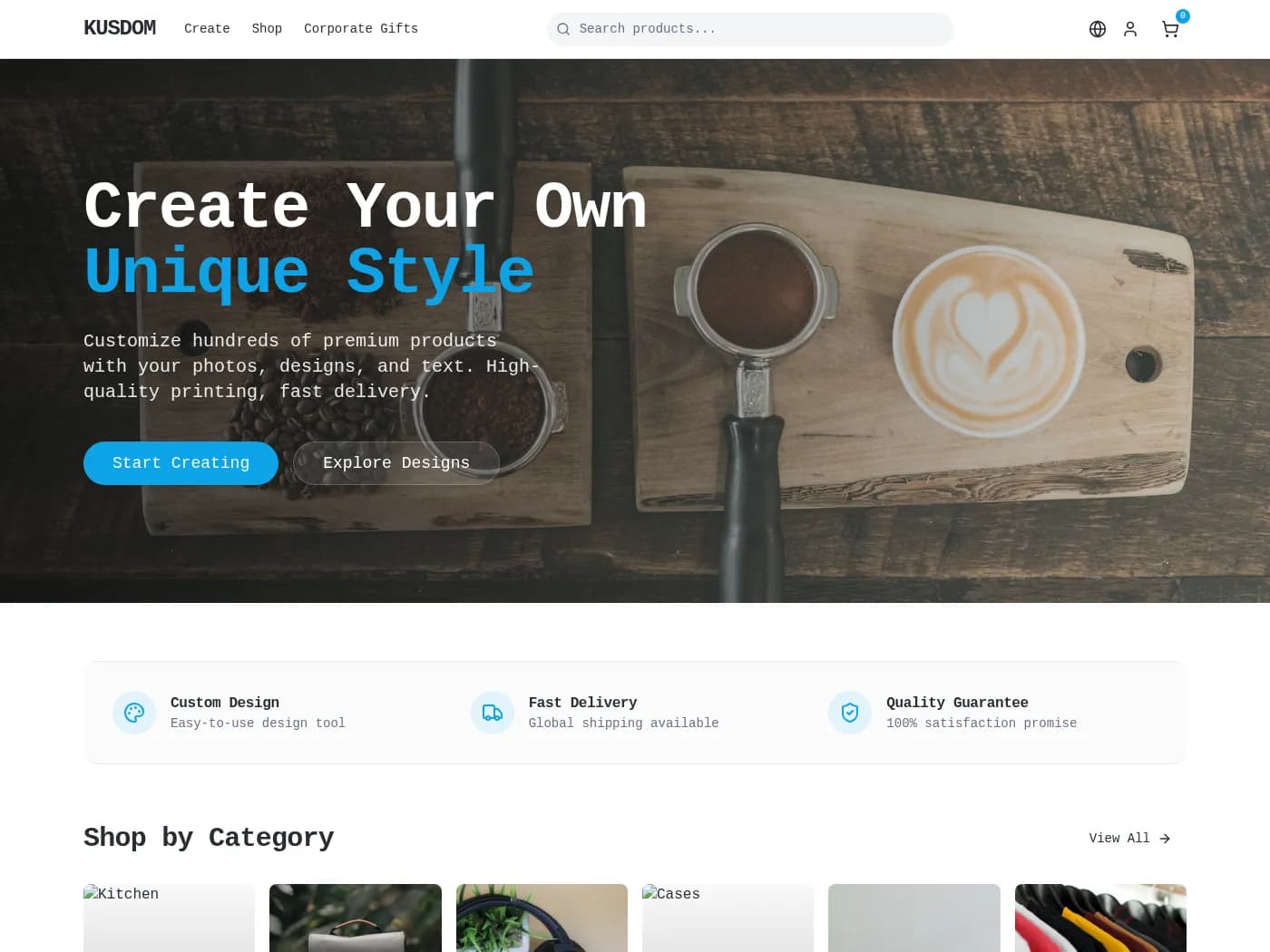 Kusdom Web Clone