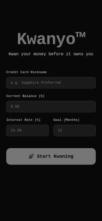 Kwanyo Debt Accelerator