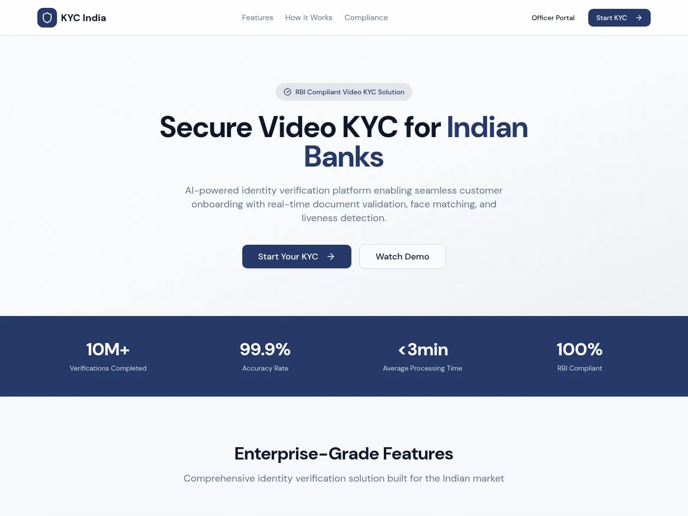 KYC AI Video Platform