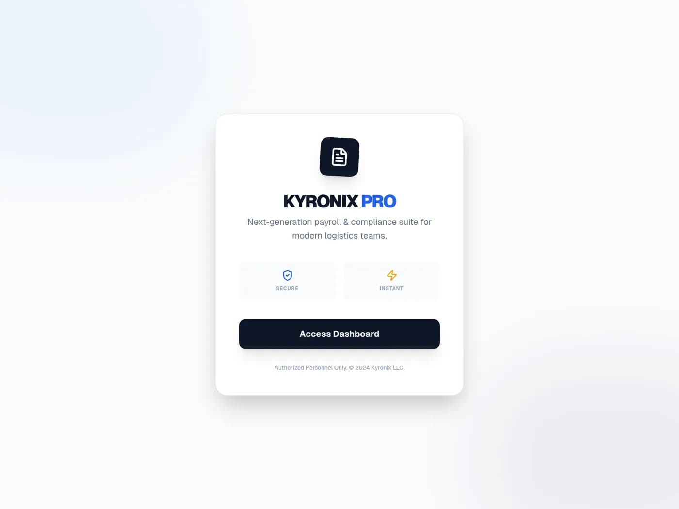 Kyronix Pro Paystub Generator