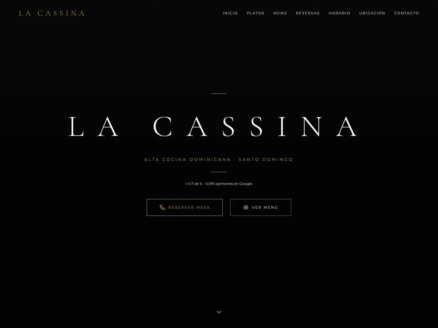 La Cassina Luxury Landing