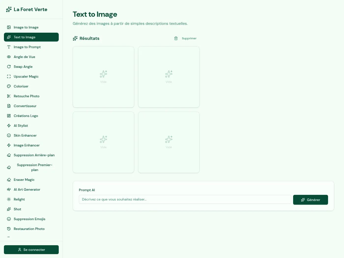 La Foret Verte AI Suite